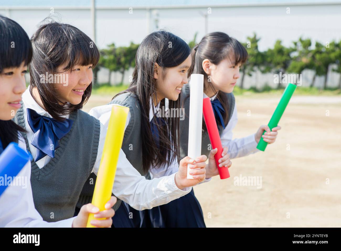 Girl with baton hi-res stock photography and images - Alamy