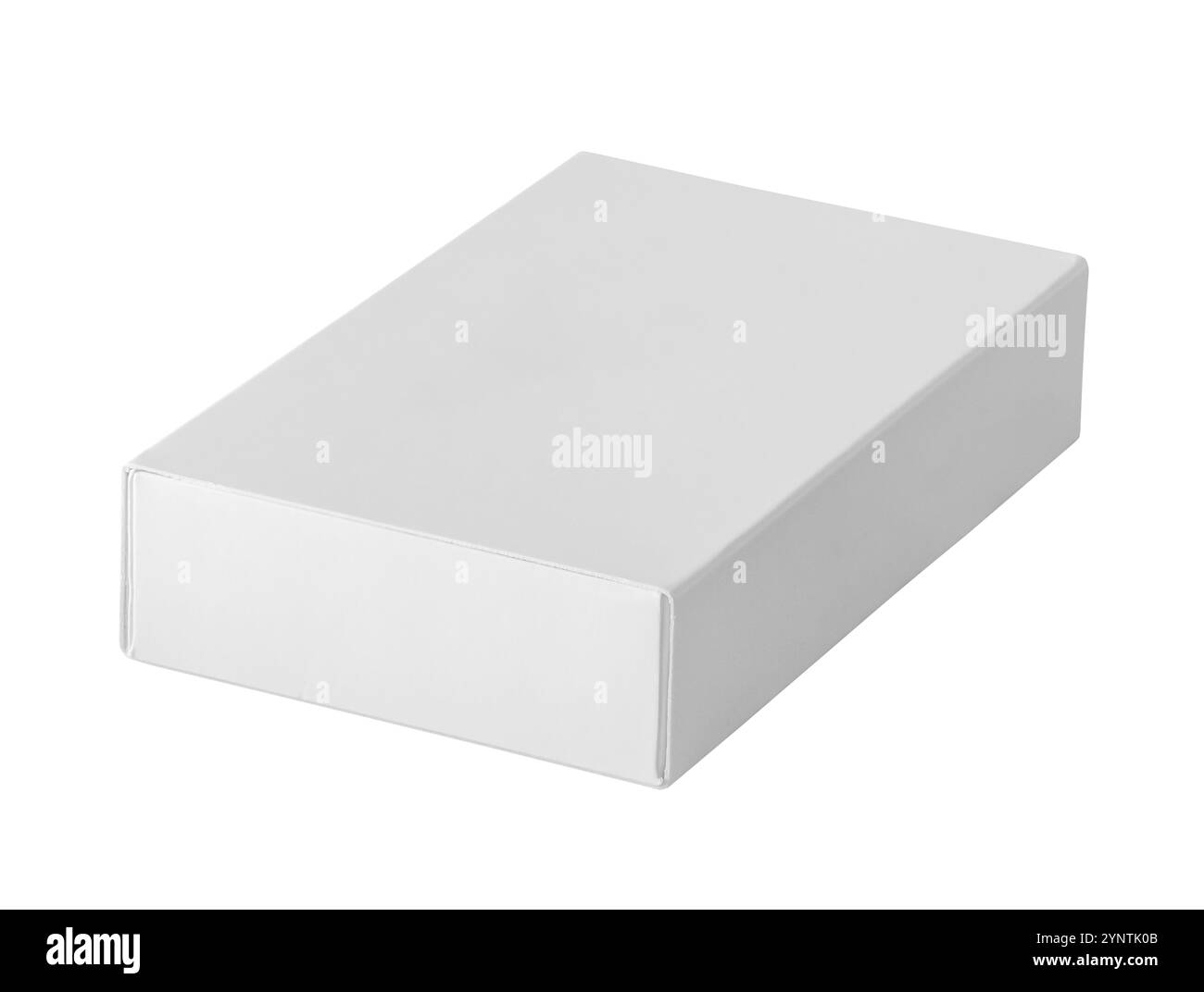 Mockup white box isolated on white background Stock Photo - Alamy