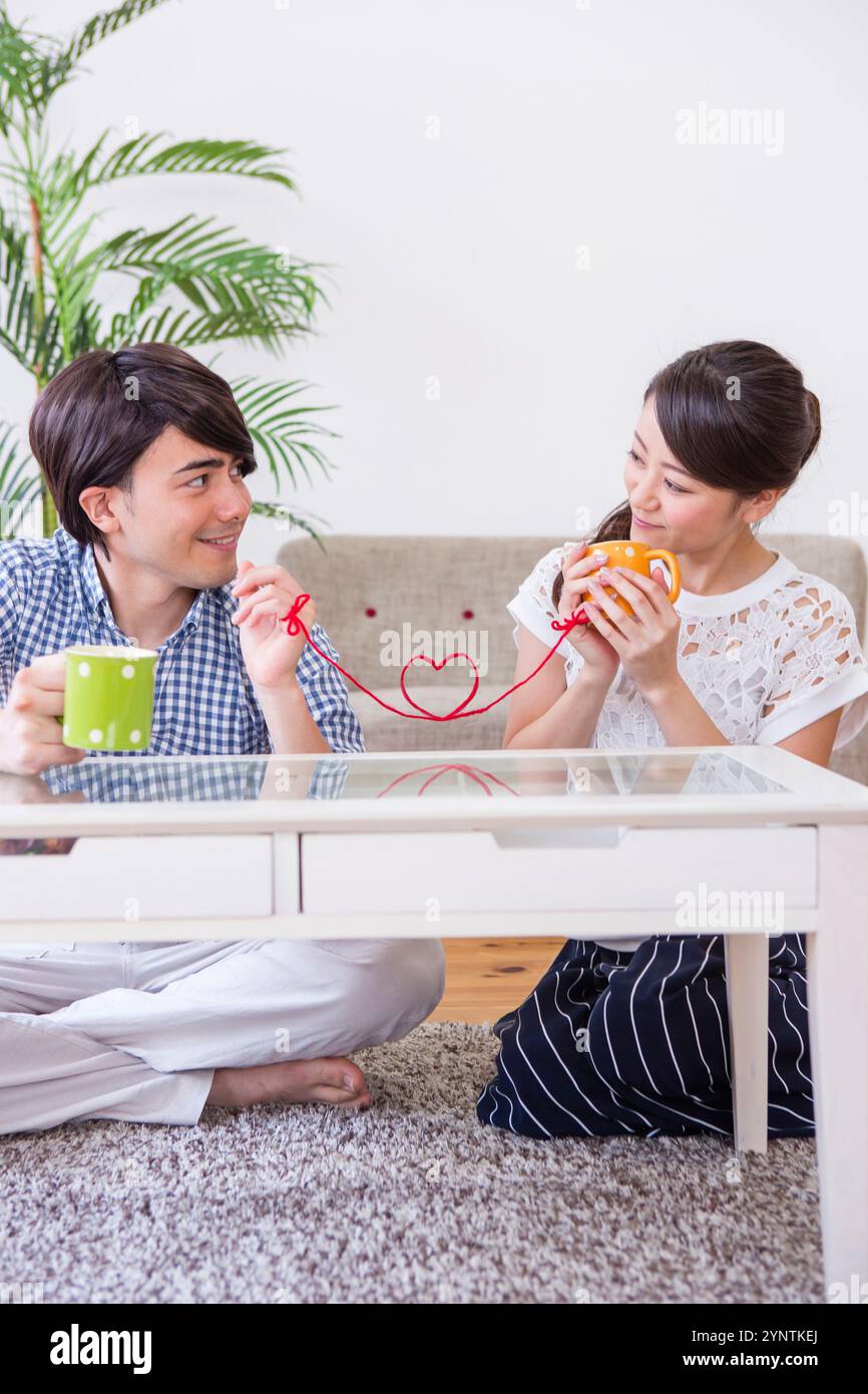 Man woman connected love hi-res stock photography and images - Alamy