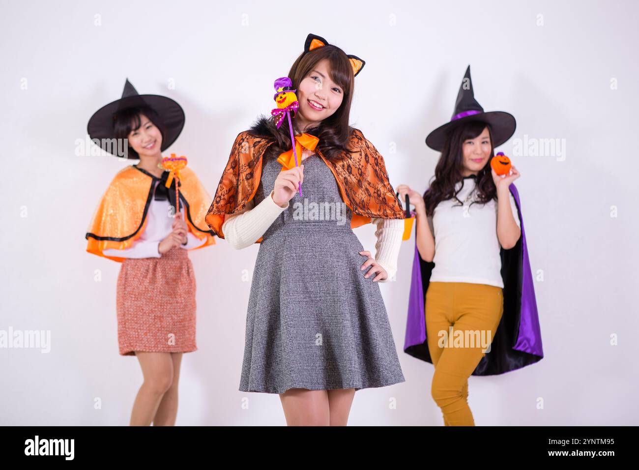 Women wearing Halloween costumes Stock Photo - Alamy