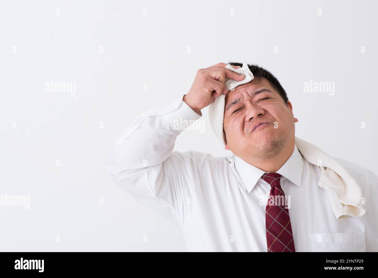 Business man stress sweat hi-res stock photography and images - Alamy