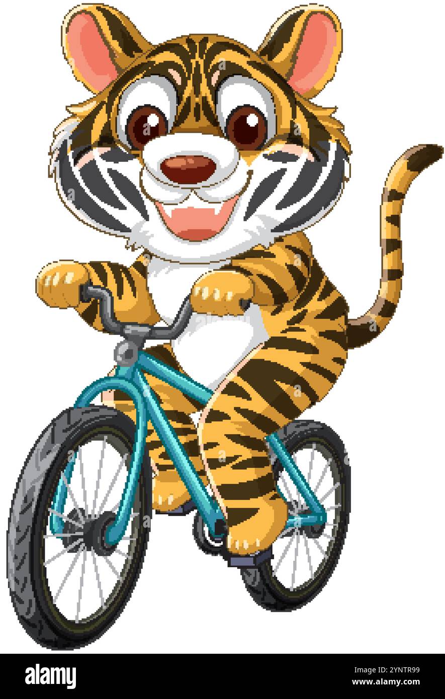 Tiger panthera tigris on Stock Vector Images - Alamy