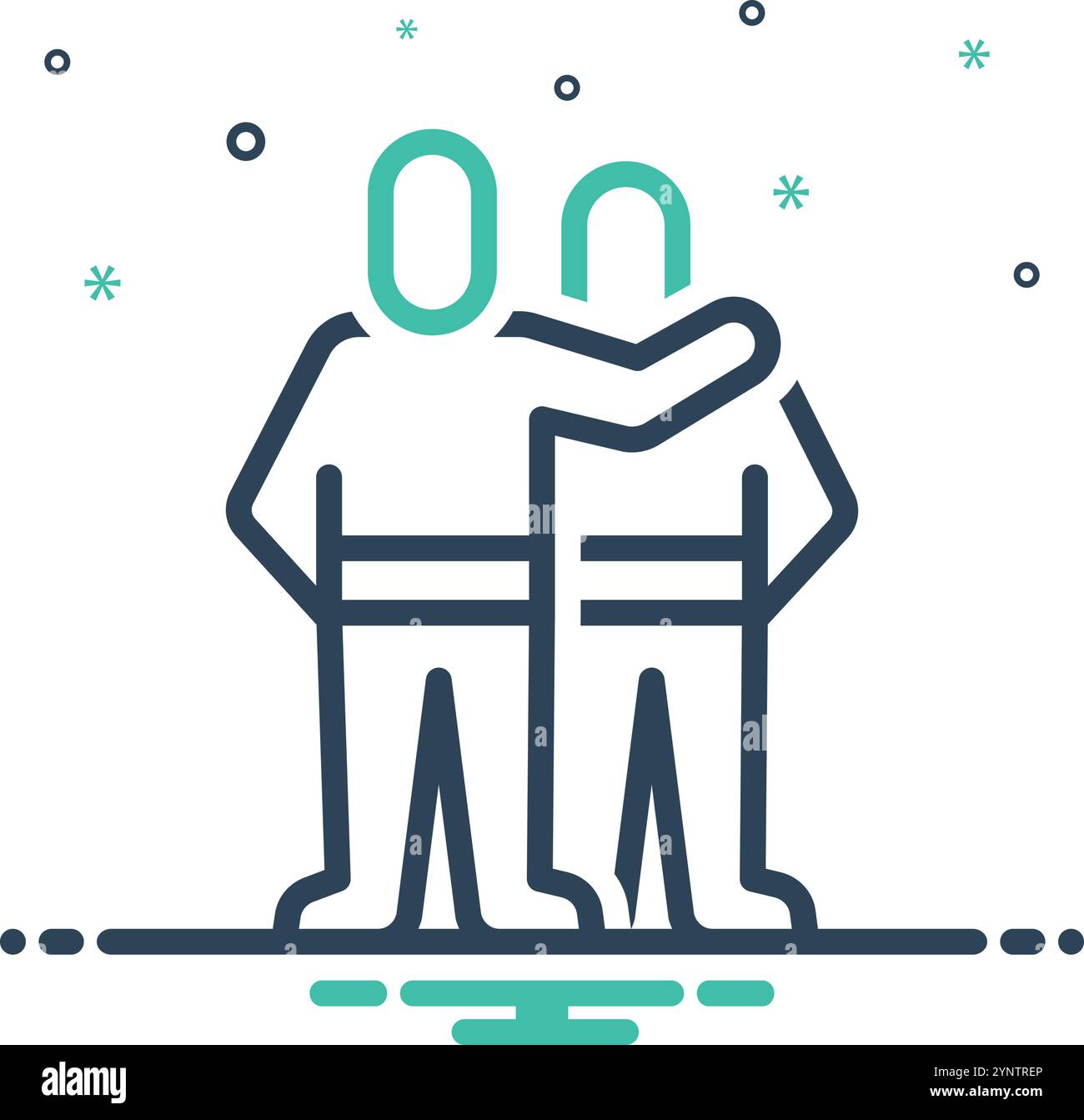 Icon for best friend, comrade Stock Vector Image & Art - Alamy