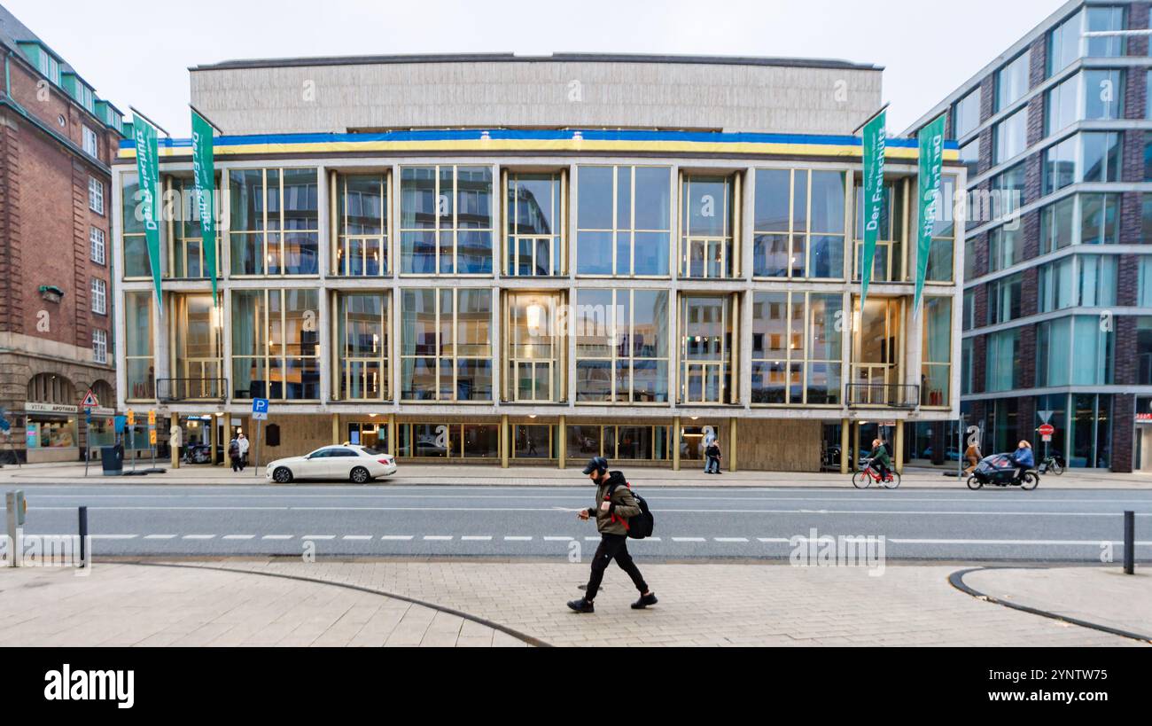 Hamburg, Germany. 15th Nov, 2024. View of the front building of the ...