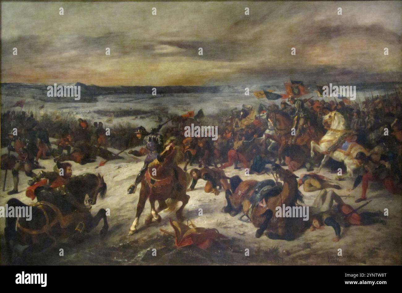 The Battle of Nancy is an 1831 painting by the French artist Eugène ...