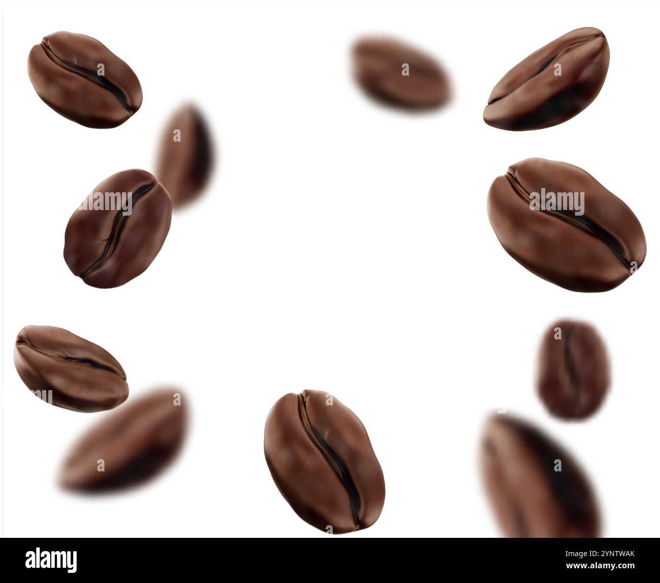 Advertising from coffee beans Stock Vector Images - Alamy