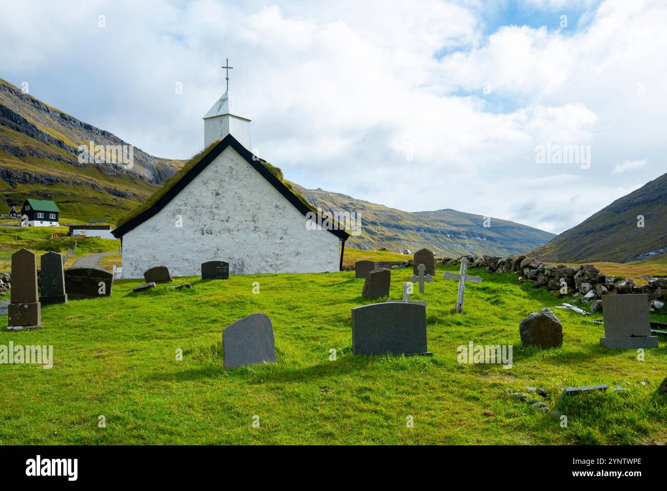 Saksun Church - Faroe Islands Stock Photo - Alamy
