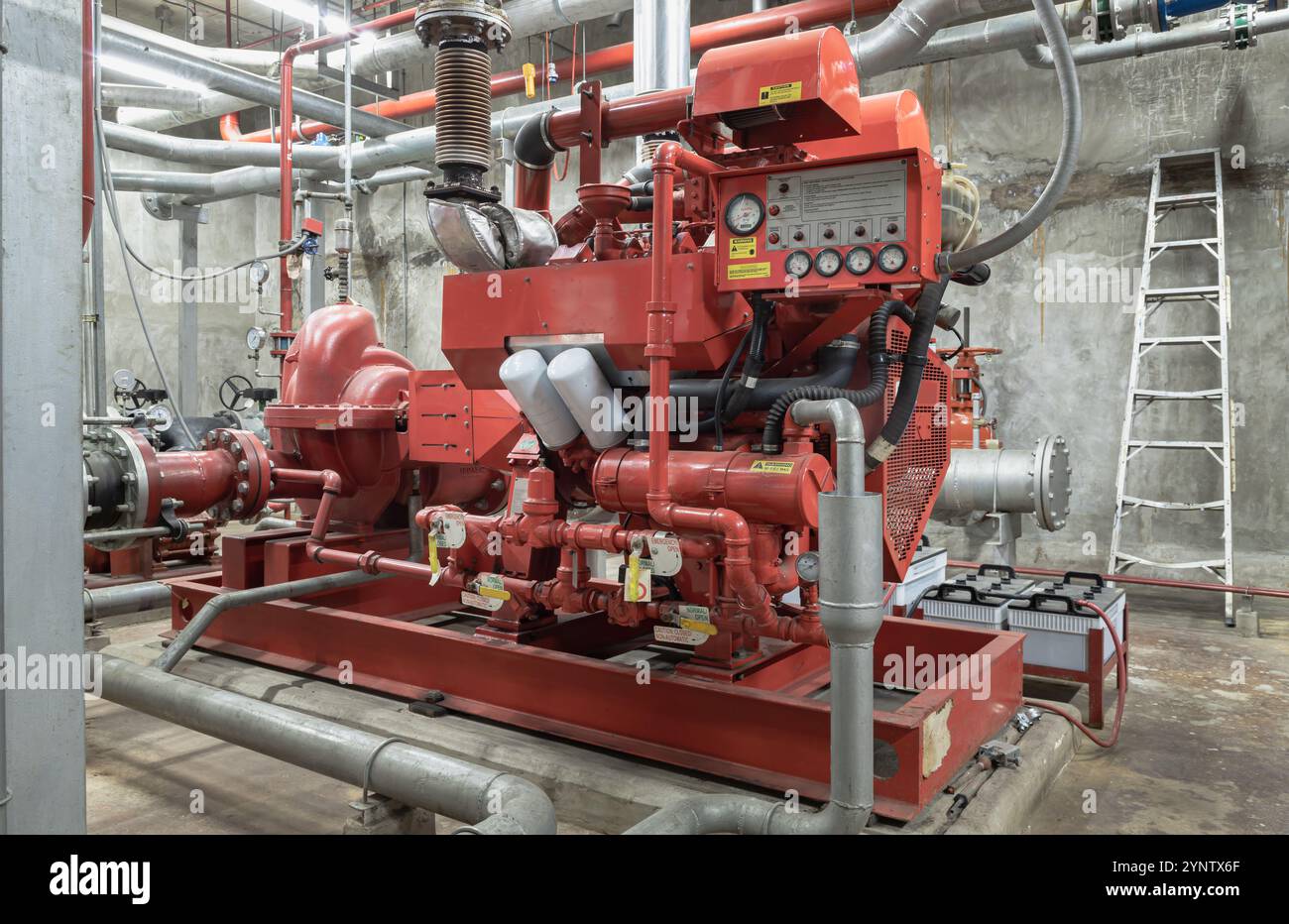 Bangkok,Thailand - 17 Nov, 2024 - Fire protection system of Condominium ...