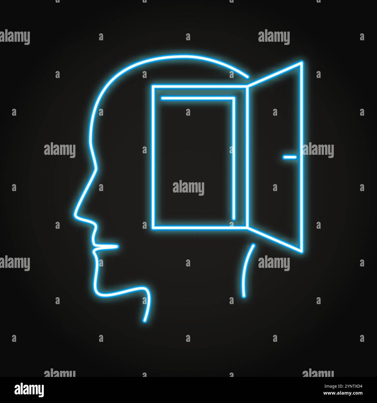 Open minded vector vectors hi-res stock photography and images - Alamy