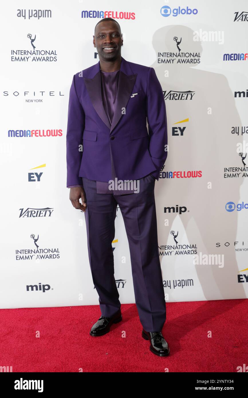 NEW YORK, NEW YORK - NOVEMBER 25: French actor Omar Sy attend the 52nd ...