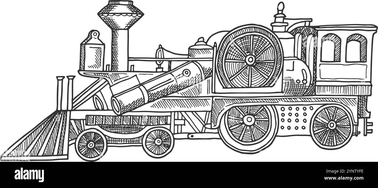 Retro locomotive transport hi-res stock photography and images - Alamy