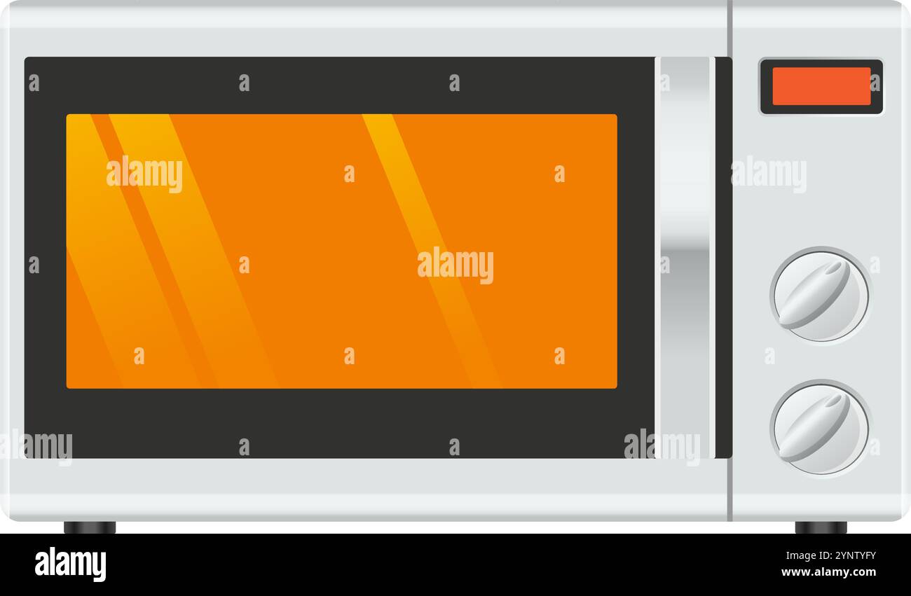 Cartoon microwave electric appliance hi-res stock photography and ...