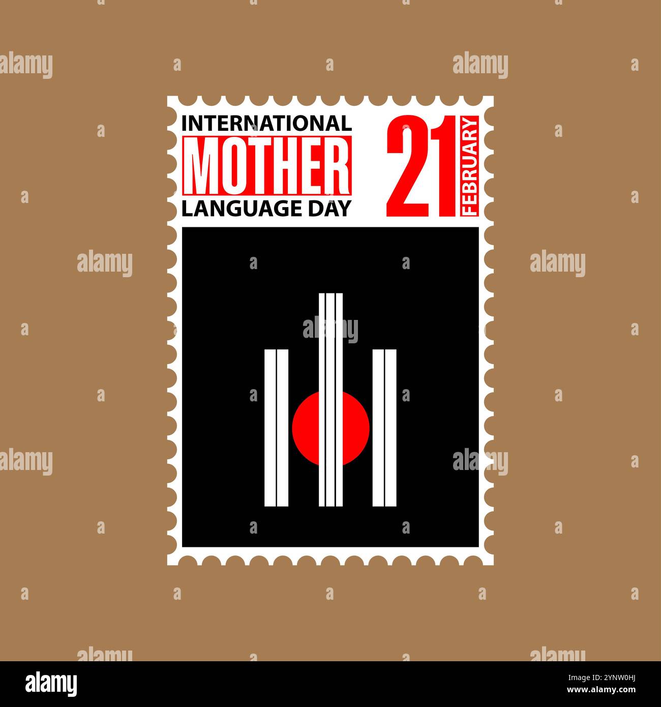 Mother language day poster hi-res stock photography and images - Alamy