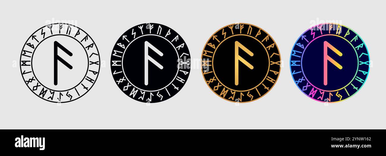 Scandinavian rune Ansuz Stock Vector Image & Art - Alamy