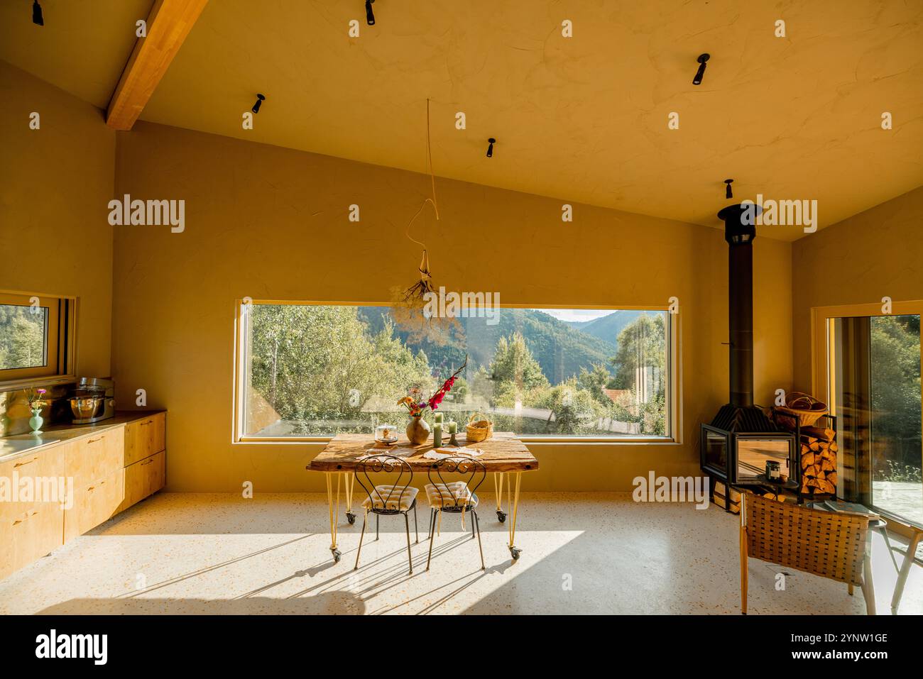 Interior view corner dining hi-res stock photography and images - Alamy