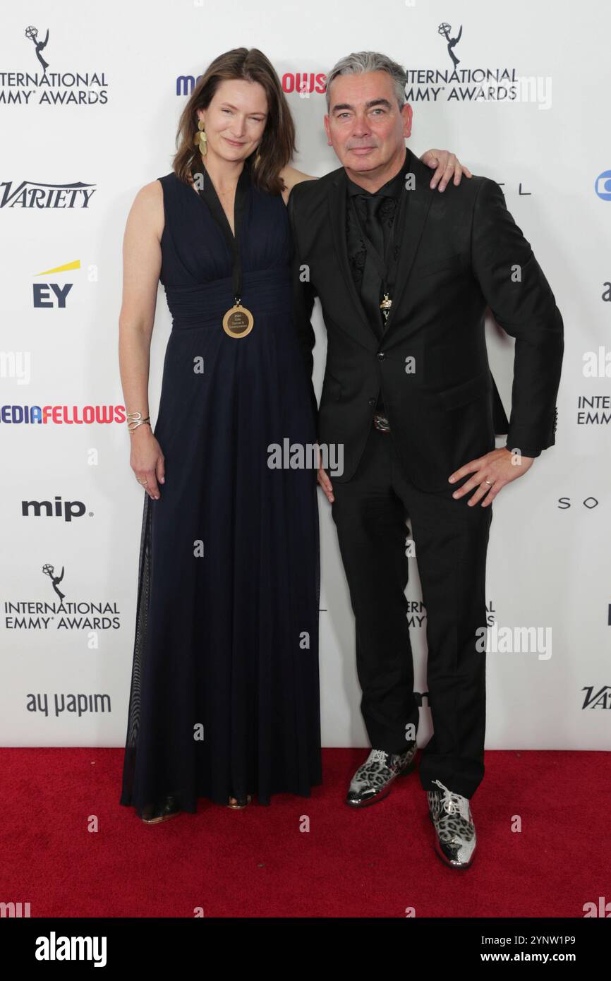 New York City. 25th Nov, 2024. NEW YORK, NEW YORK - NOVEMBER 25: (L-R ...