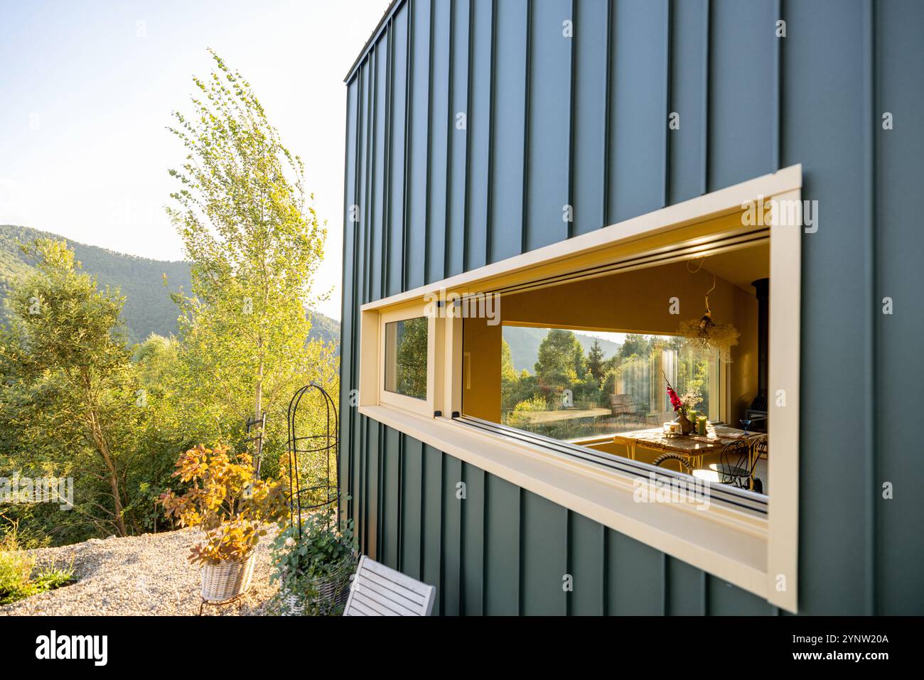 Open Window with Nature View Stock Photo - Alamy