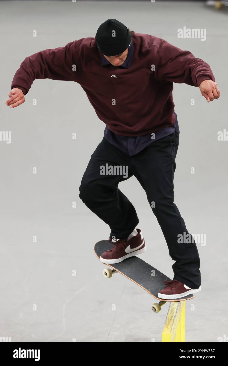 Tokyo, Japan. 23rd Nov, 2024. Carlos Ribeiro (BRA) Skateboarding : 2024 ...