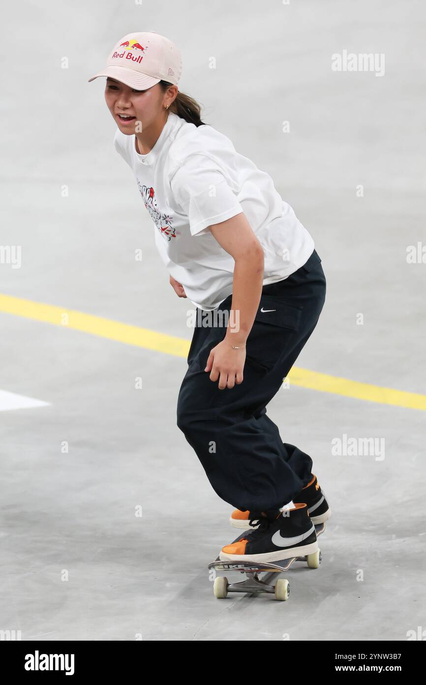 Yumeka Oda (JPN), NOVEMBER 23, 2024 - Skateboarding : 2024 SLS ...