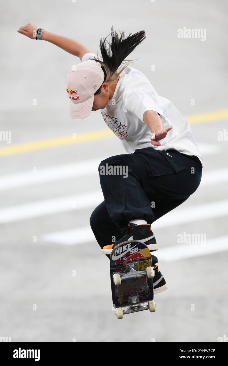 Tokyo, Japan. 23rd Nov, 2024. Yumeka Oda (JPN) Skateboarding : 2024 SLS ...