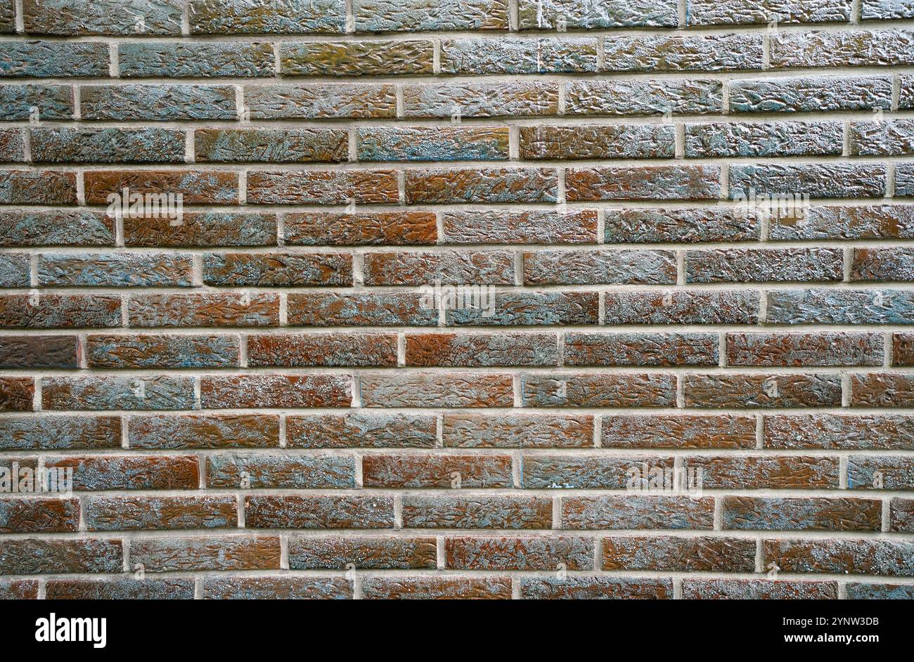 Gray brown glazed clinker brick close-up. Background Stock Photo - Alamy