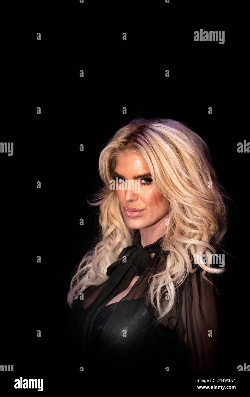 Stockholm, Sweden. 26th Nov, 2024. Swedish 90s glamour model and ...