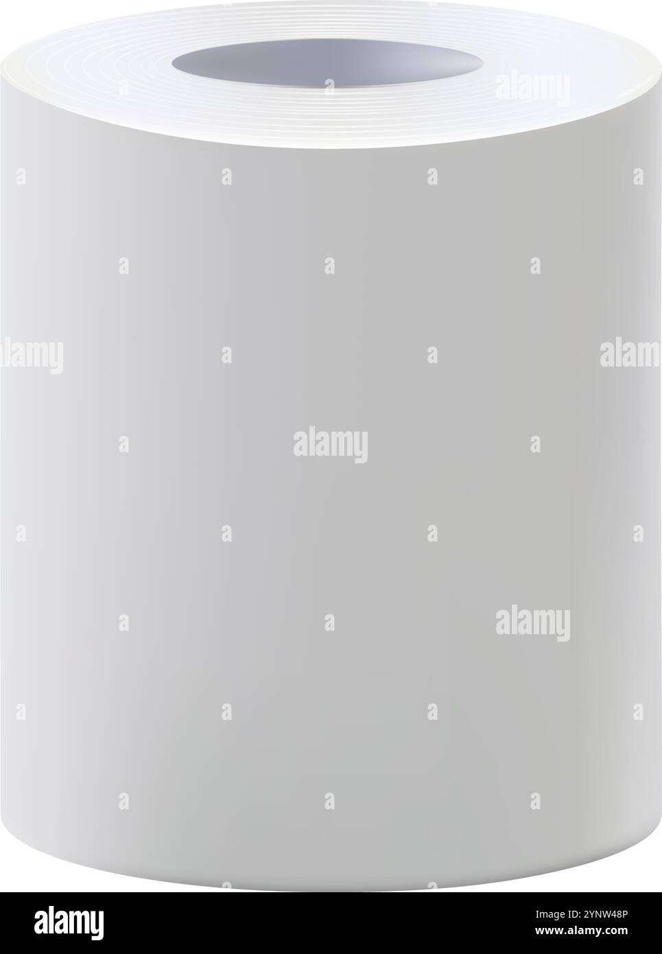 Empty cylindrical paper container Stock Vector Images - Alamy