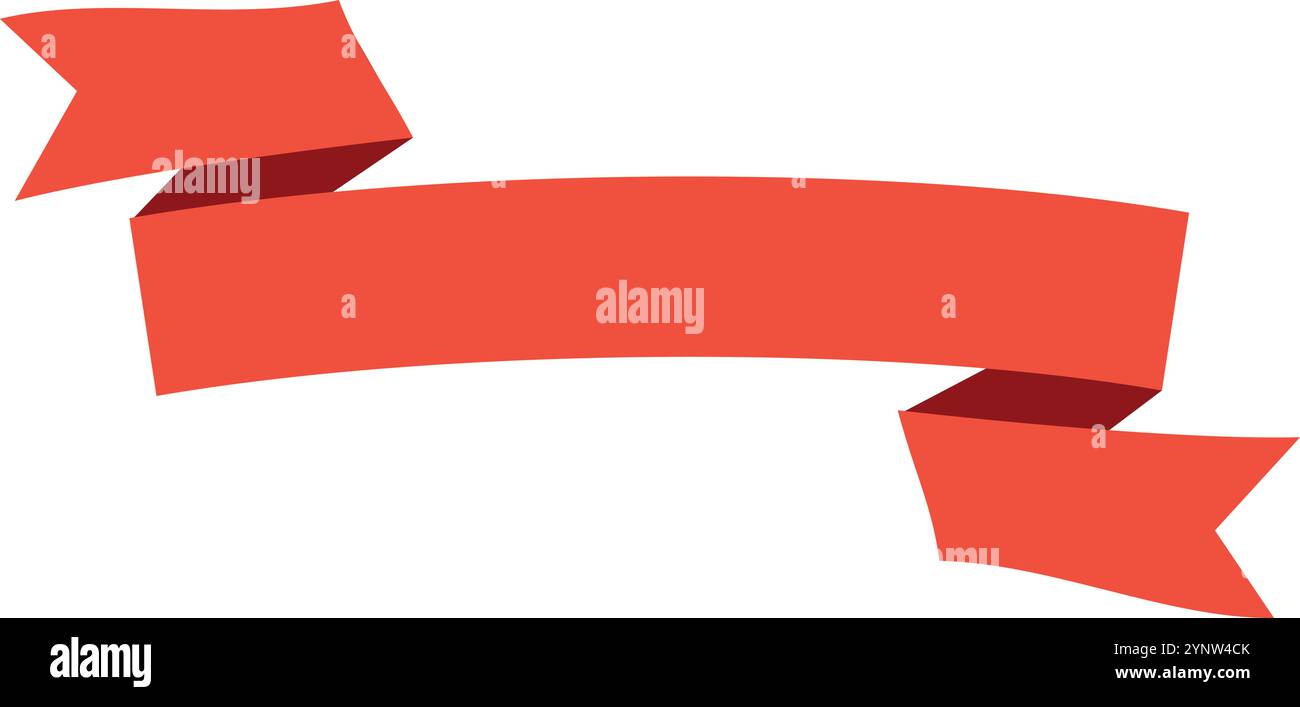 Blue ribbon commercial banner Stock Vector Images - Alamy