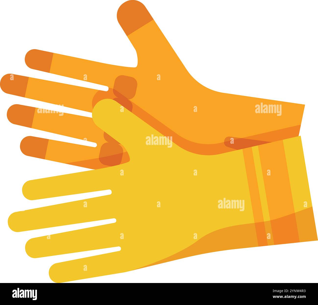 Gloves cleaning hand on Stock Vector Images - Alamy