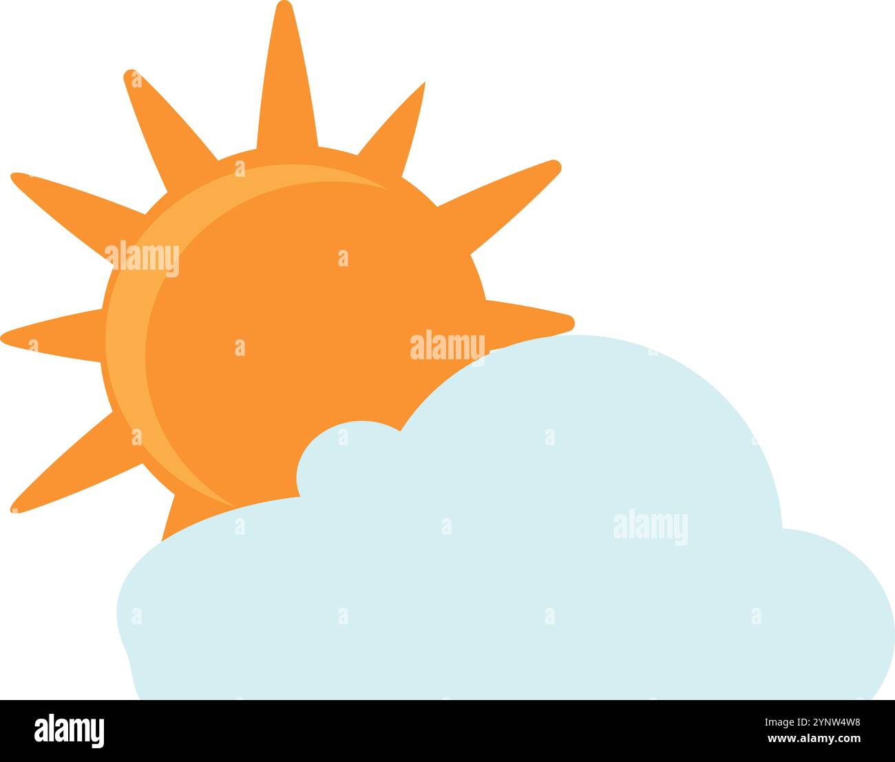 Bright sun shining on Cut Out Stock Images & Pictures - Alamy