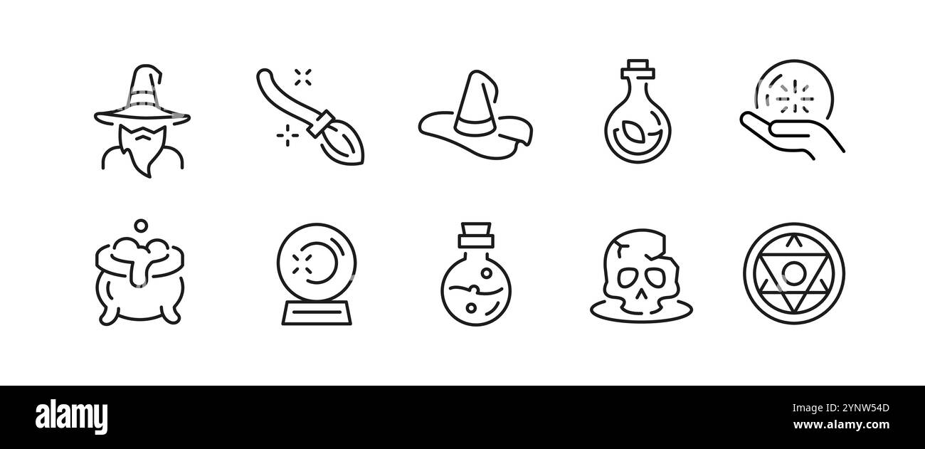 Magician historical Stock Vector Images - Alamy