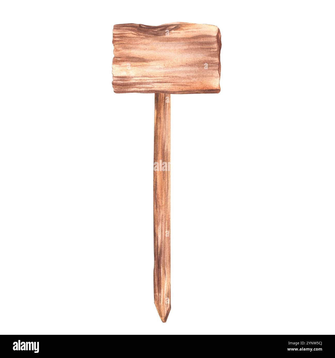 Wooden signboards. Wood board, banners, rustic price tag, plaque name ...