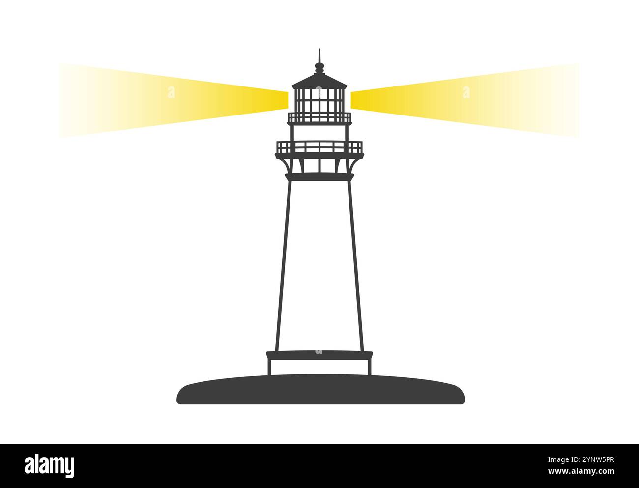 Lighthouse icon symbol shape set. Light house logo sign collection ...