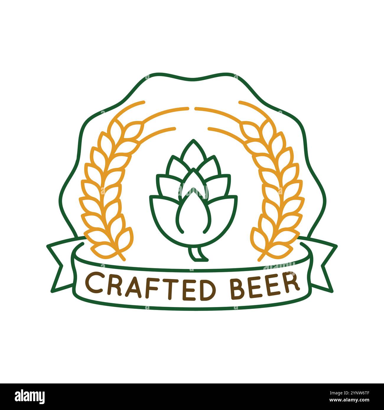 Crafted logo hi-res stock photography and images - Alamy