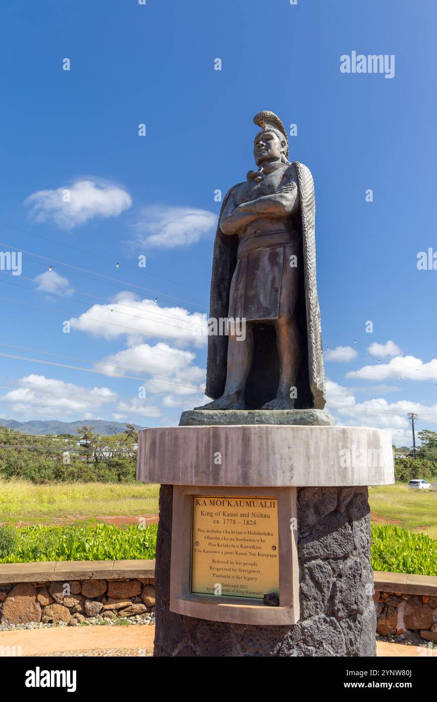 Ka Moi Kaumualii, King of Kauai, Pā'ula'ula State Historical Park, fort ...