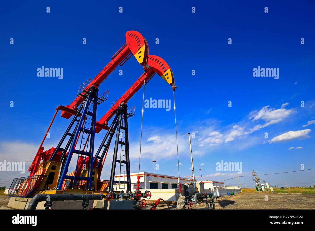 The oil pump, industrial equipment Stock Photo - Alamy
