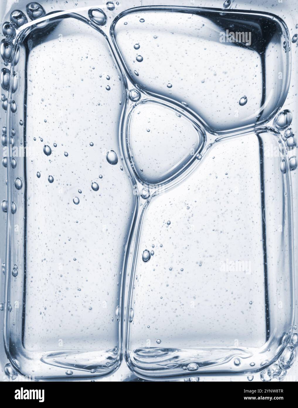 Clear cosmetic gel serum oil bubble texture Hyaluronic skin care ...