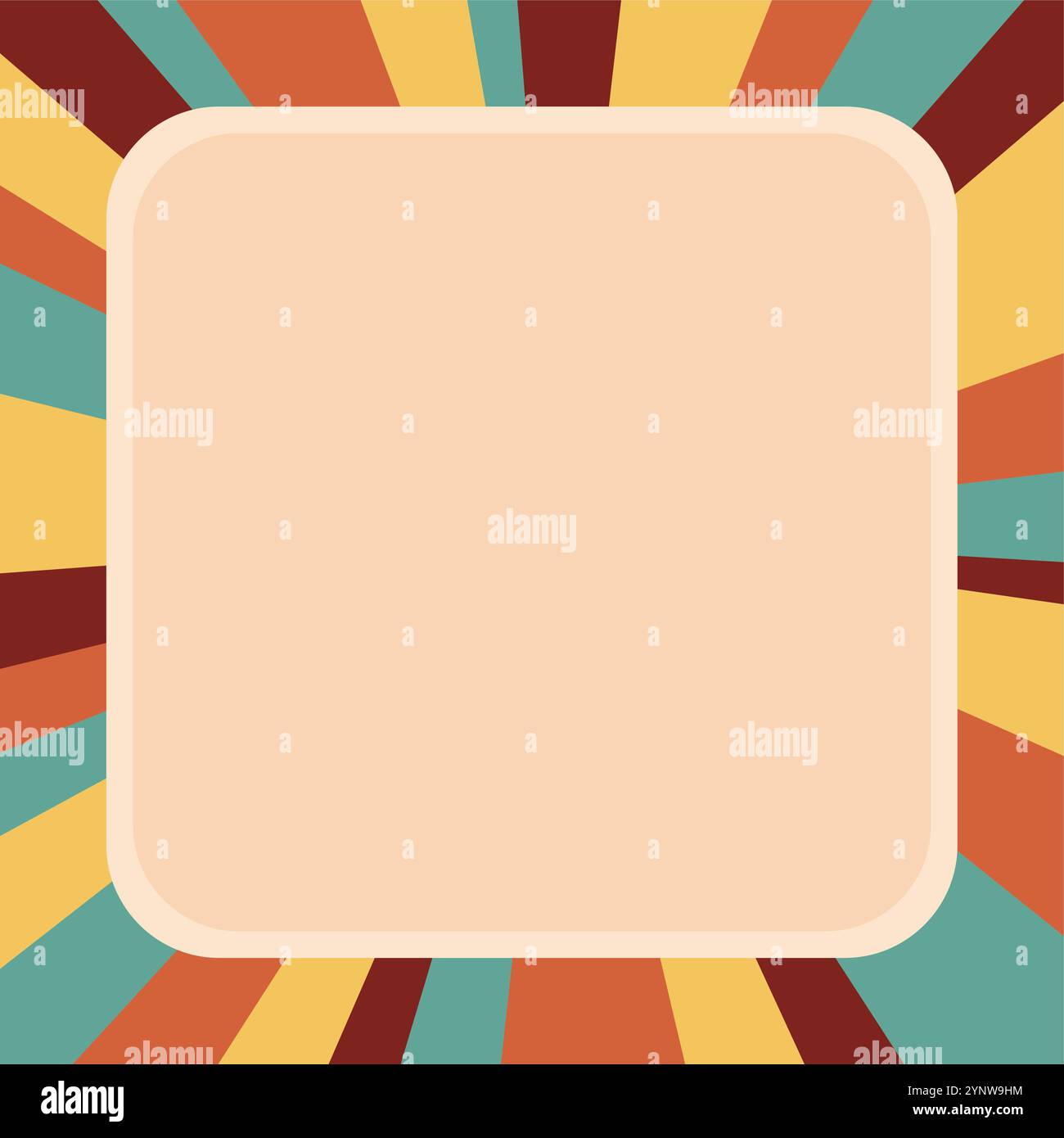 Vintage vinyl record cover in disco 70s style Stock Vector Image & Art ...