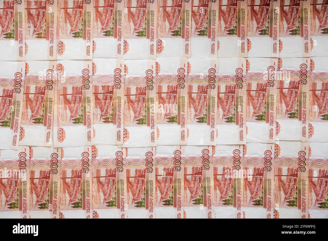 the image is 5000 rubles cash of Russian Federation. background image ...