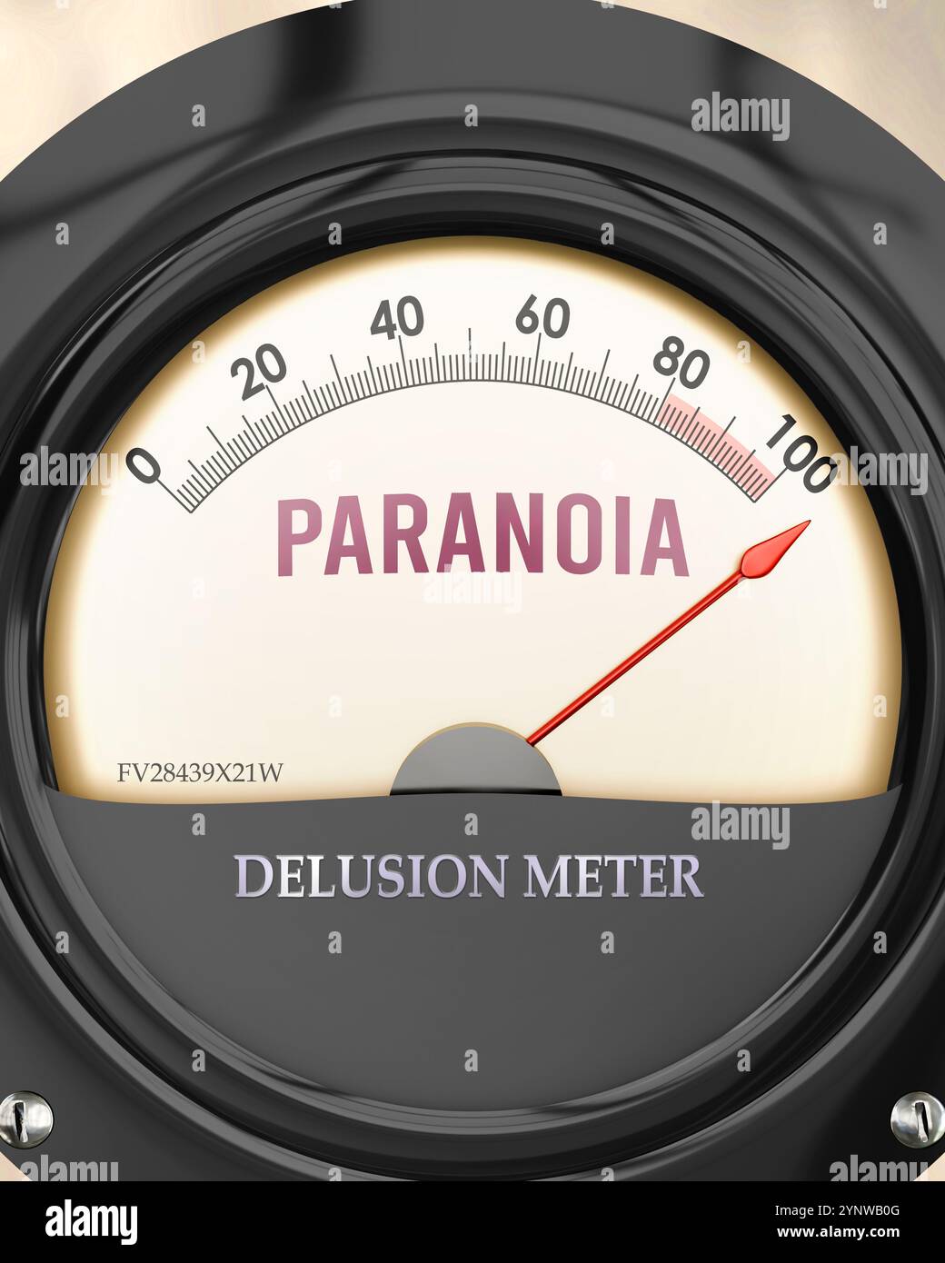 Delusion meter hi-res stock photography and images - Alamy