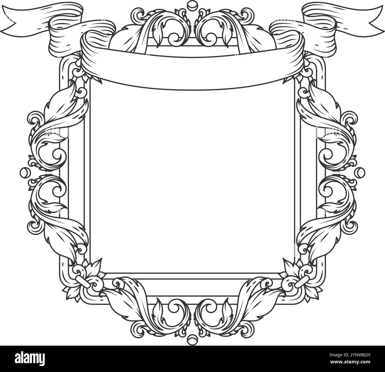 Filigree banner have a very elegant design Cut Out Stock Images ...