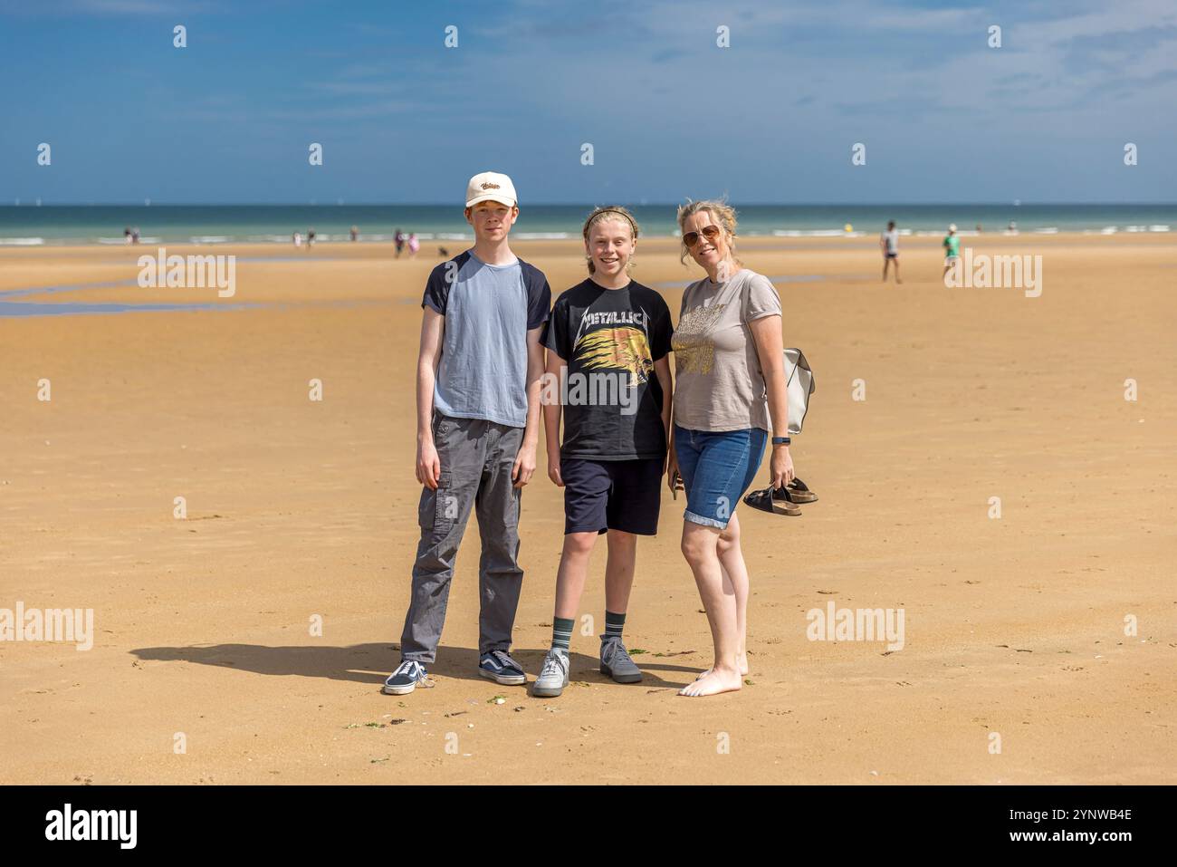 Omaha Beach, Normandy, France, D Day Landings, Overlord Stock Photo - Alamy