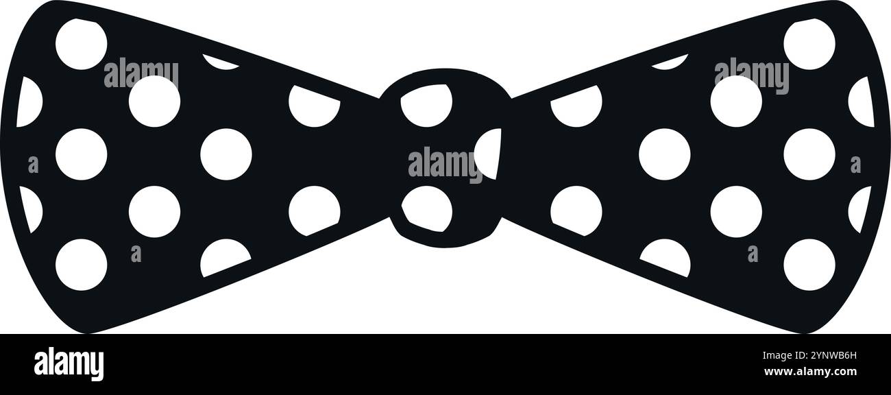 Black and white polka dot tie Black and White Stock Photos & Images - Alamy