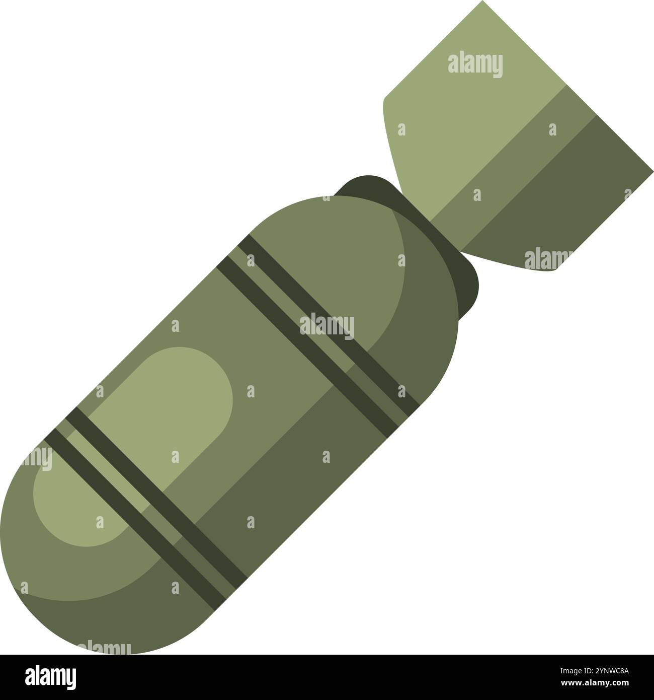 A cartoon bomb with a green casing Stock Vector Image & Art - Alamy