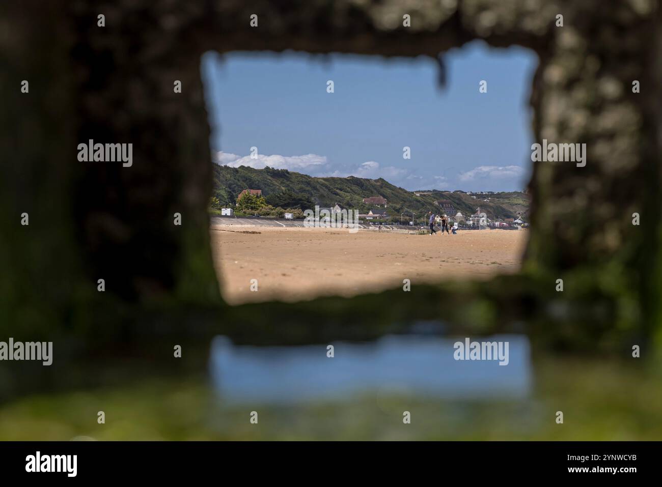 Omaha Beach, Normandy, France, D Day Landings, Overlord Stock Photo - Alamy