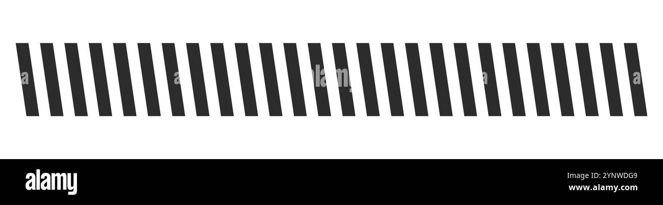 Slash line grid, decorative diagonal divider. Geometric dashed barrier ...