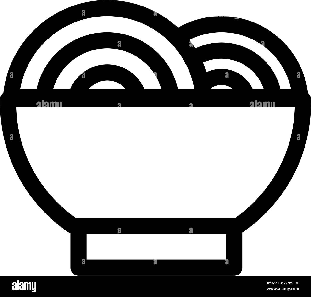 Chinese noodle soup white background Stock Vector Images - Alamy