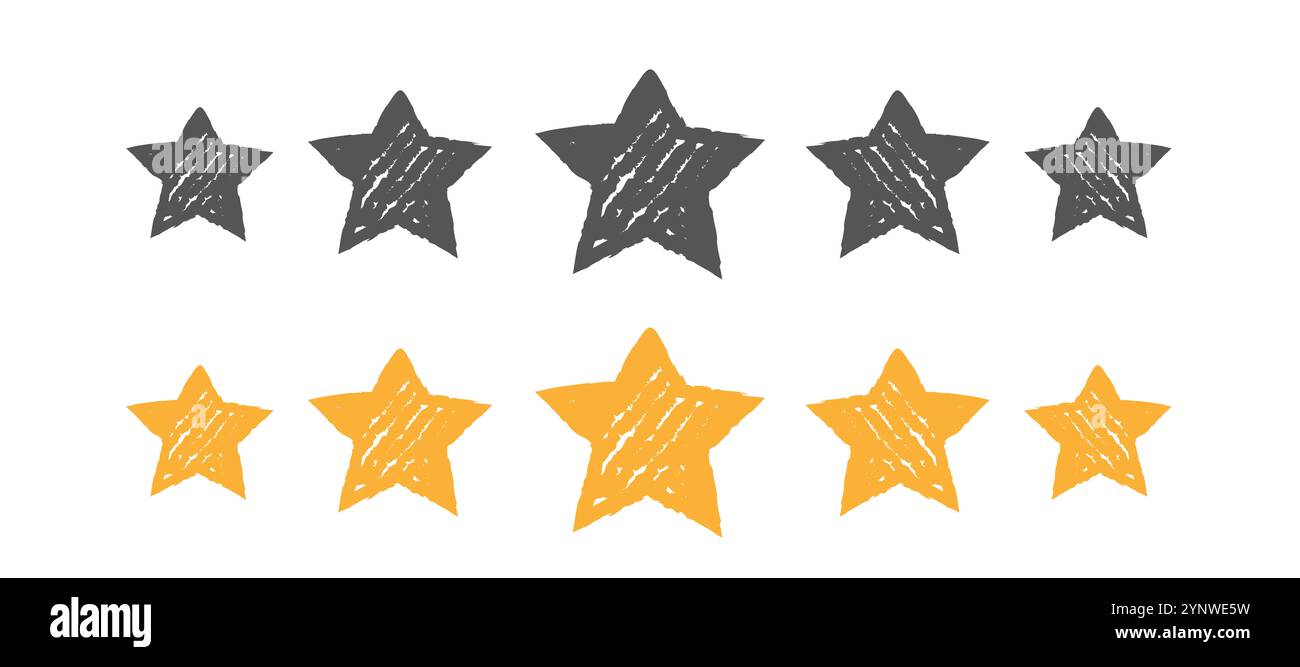 Rating stars signs web review vector illustration isolated on white ...