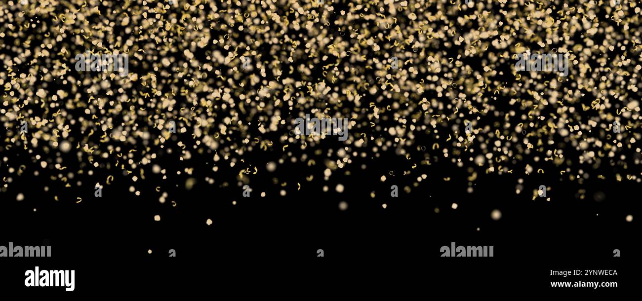 3d render falling confetti on hi-res stock photography and images - Alamy