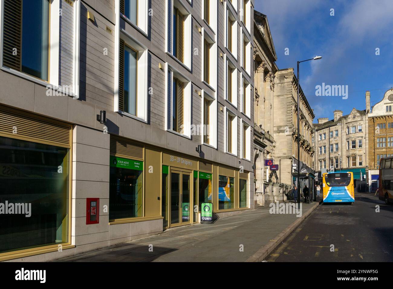 Modern student accommodation opened in 2024 on the site of the former ...